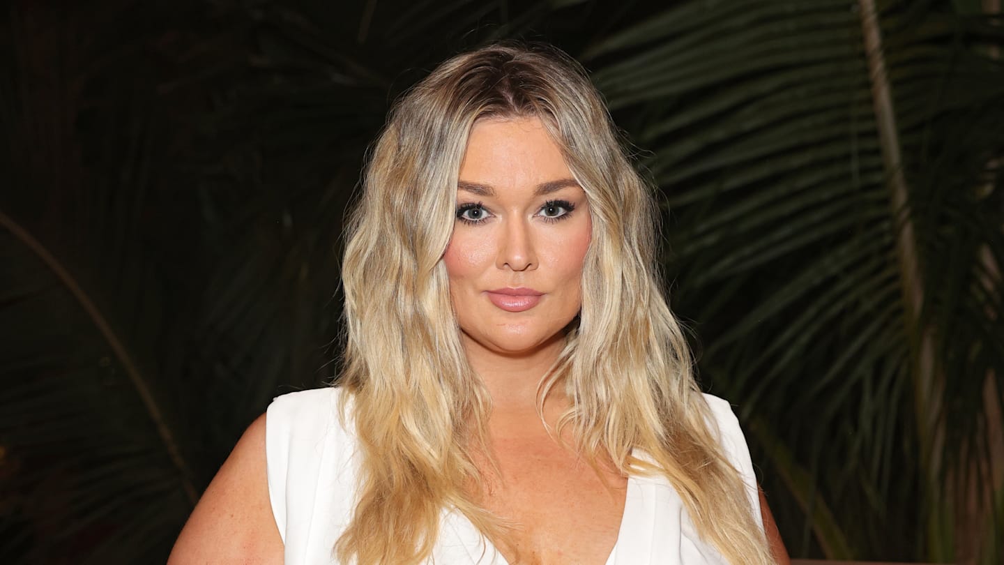 Hunter McGrady Is a Winter Wonderland Vision in Angelic White One-Piece ...