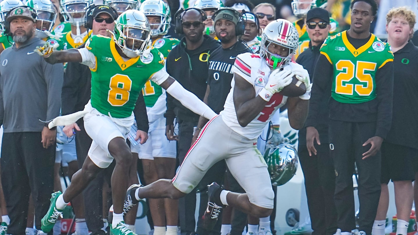 Oregon HC Drops Bold Comment About Ohio State Buckeyes' Jeremiah Smith