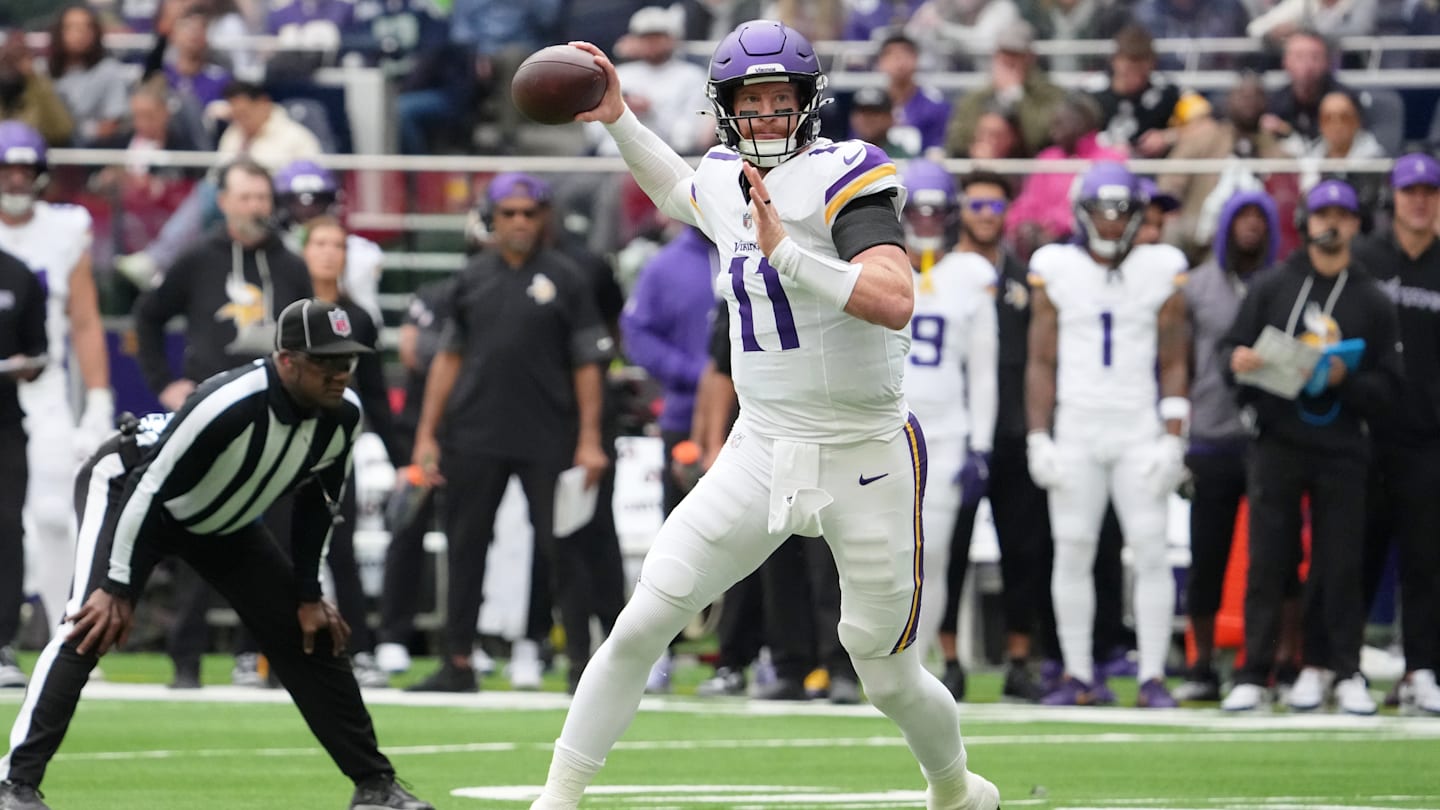Late TD pass from Carson Wentz leads Vikings to huge win over Browns