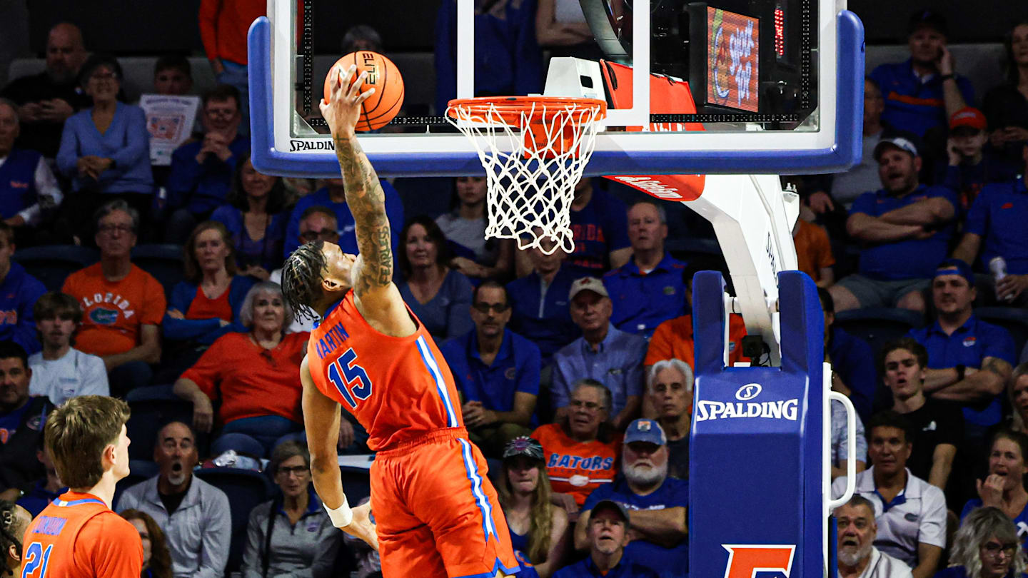 Florida Gators' G Alijah Martin Out Vs. Mississippi State