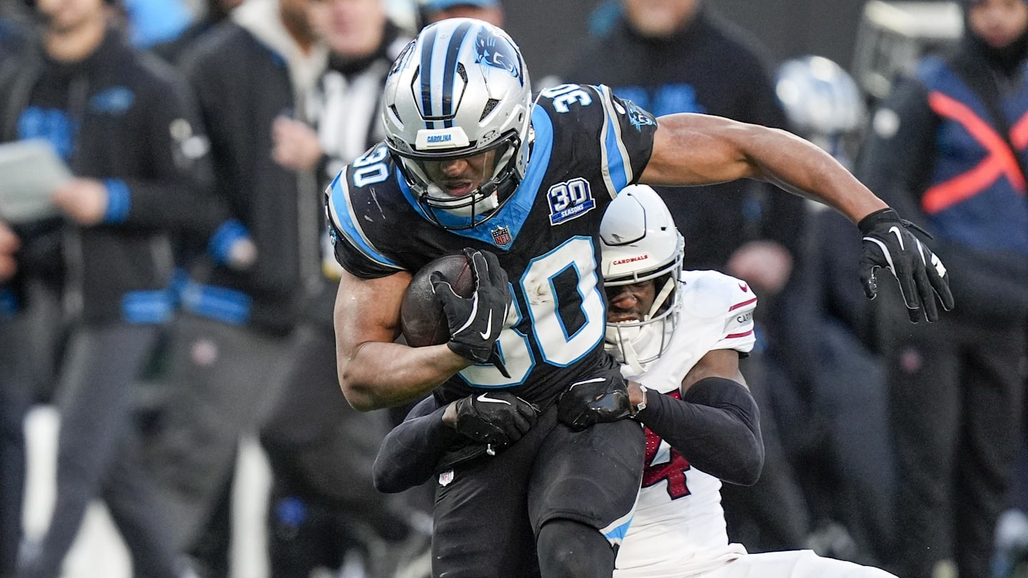 Panthers star Chuba Hubbard narrowly misses top-10 RBs list
