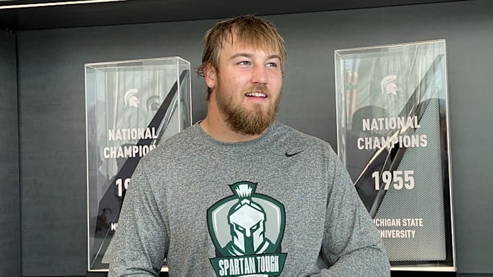 MICHIGAN WEEK: MSU LB Cal Haladay Reflects on Iowa, Looks Ahead to ...