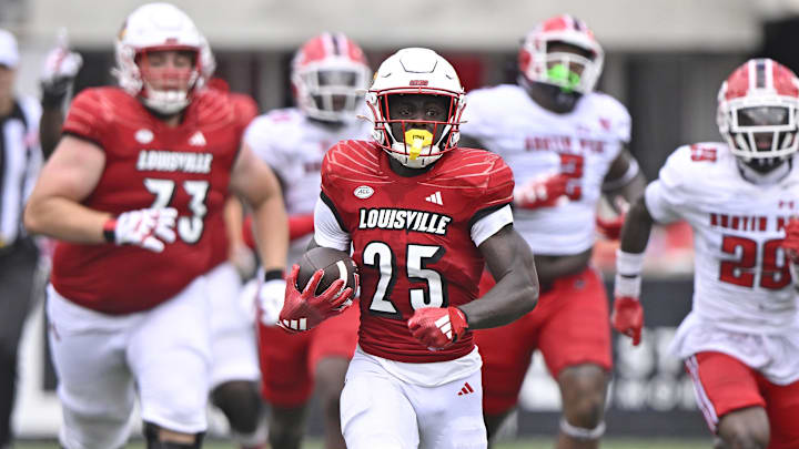 Louisville Football Included on PFF's List of Top-10 Running Back Rooms
