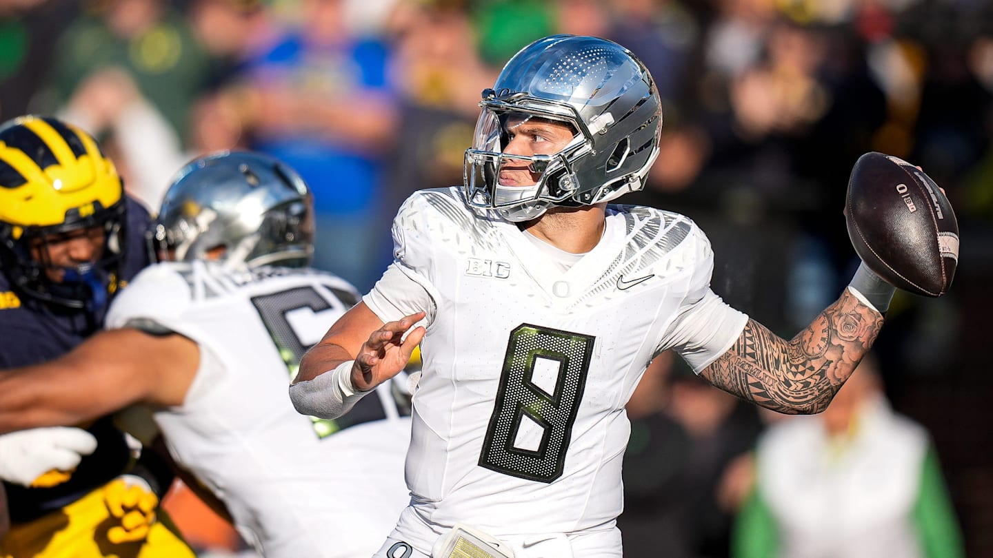 Oregon Ducks Dillon Gabriel Earns Mvp In Win Over Michigan Wolverines
