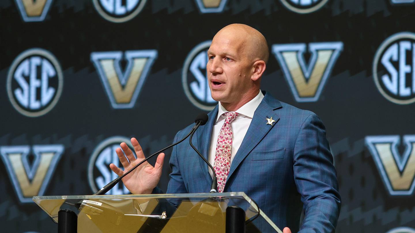 Vanderbilt Football’s Clark Lea Gives Message of Hope at SEC Media Day ...