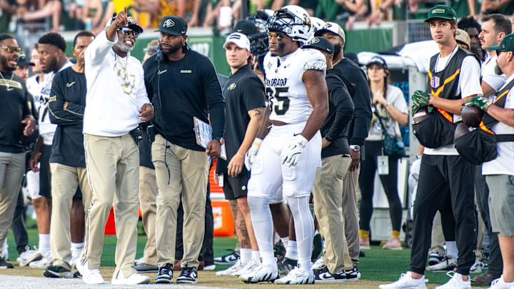 CU football head coach Deion Sanders, or Coach Prime