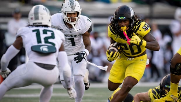 Oregon Ducks Legends Kenjon Barner, Jonathan Stewart Preview Ohio State ...