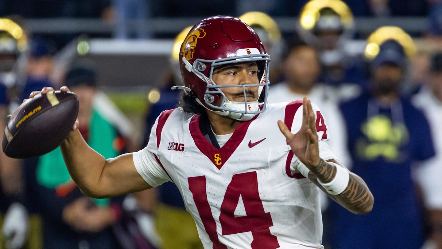 USC Trojans Quarterback Jayden Maiava Unbothered by Rainy Forecast