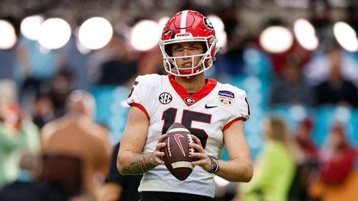 NFL Draft Notebook: How far can Carson Beck lead Georgia and other SEC ...