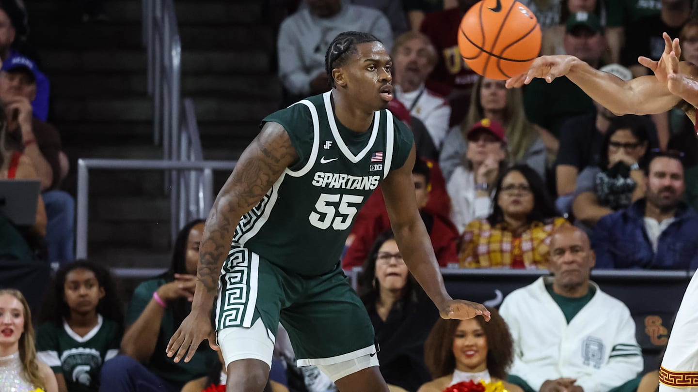 WATCH: Michigan State F Coen Carr Speaks After Loss to USC