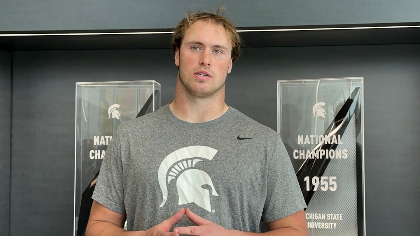 WATCH: Michigan State TE Jack Velling Reflects on Michigan, Looks Ahead ...