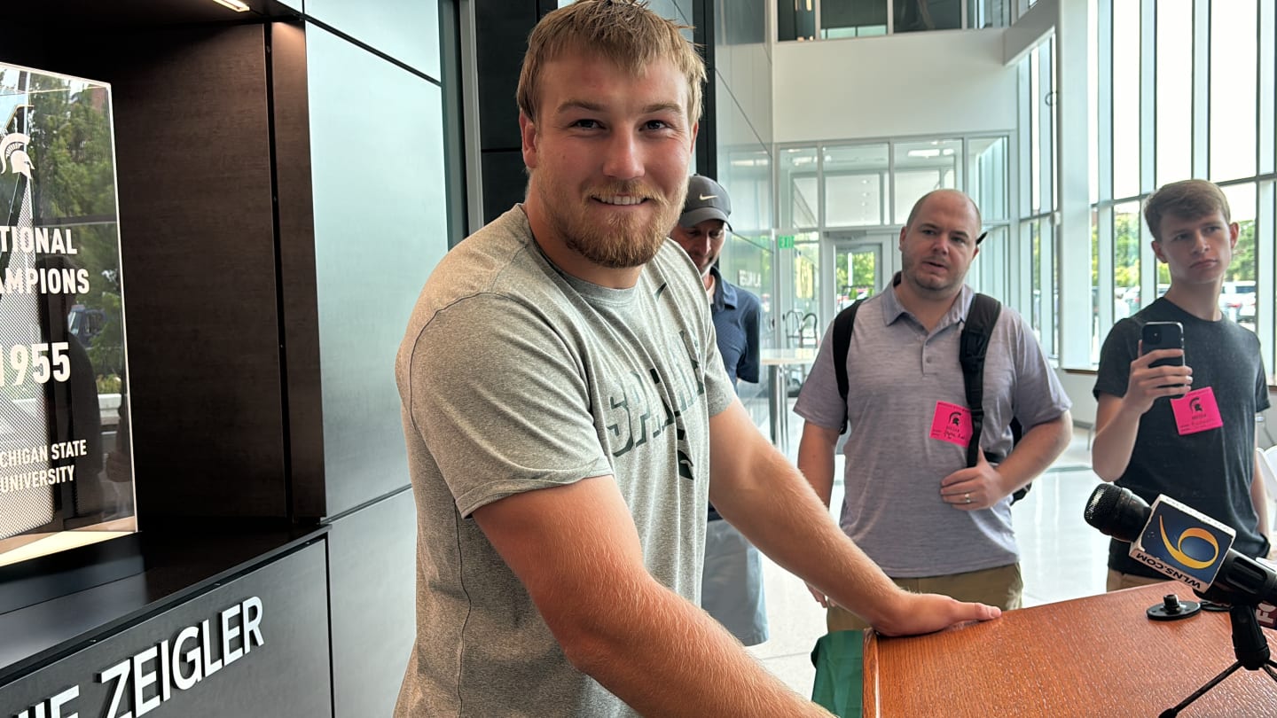Michigan State LB Cal Haladay from Day 1 of fall camp
