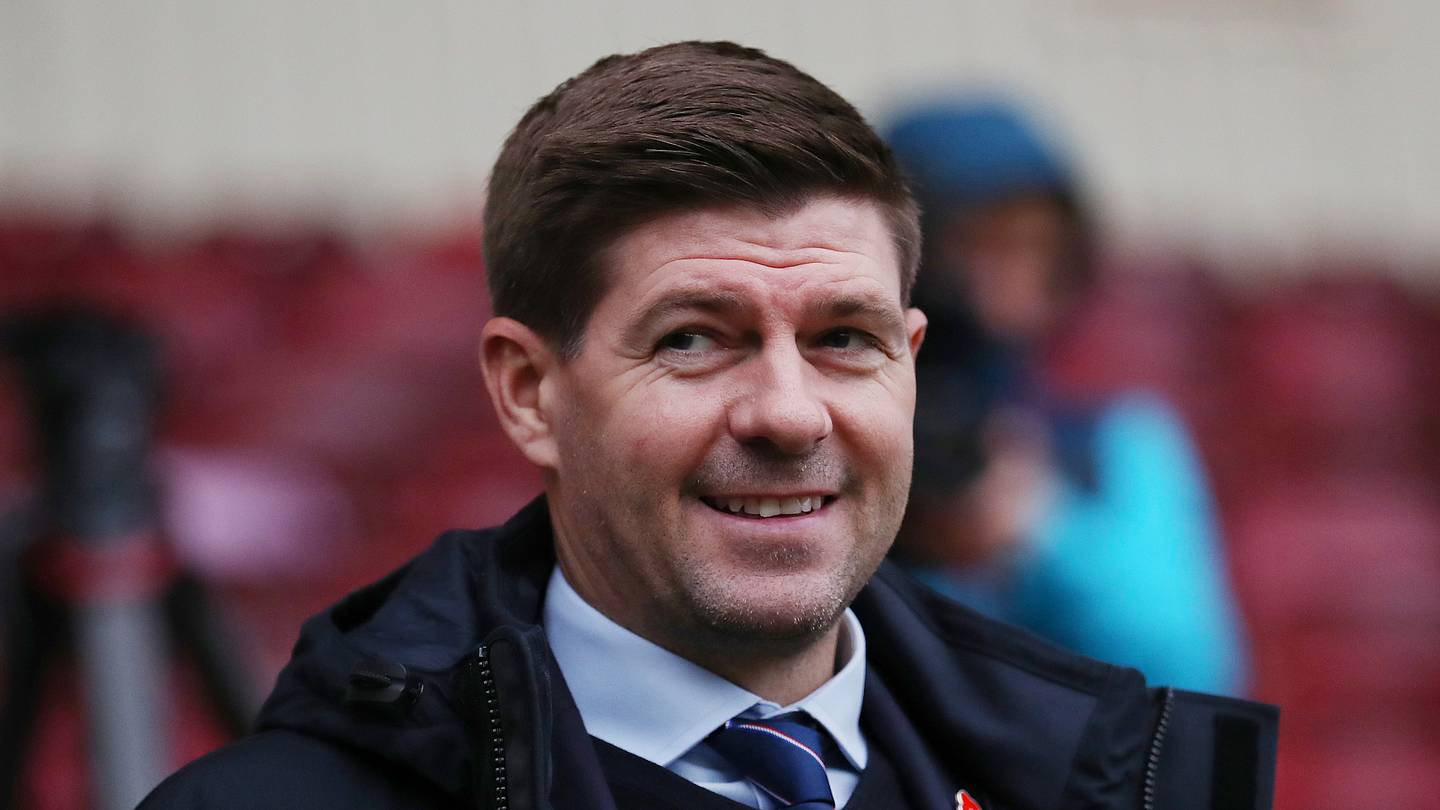 Aston Villa want Steven Gerrard to succeed Dean Smith