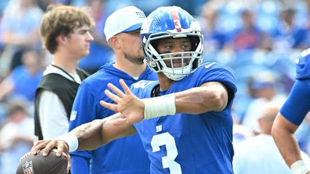 Russell Wilson still favorite as Giants' QB1 despite Jaxson Dart's hot start