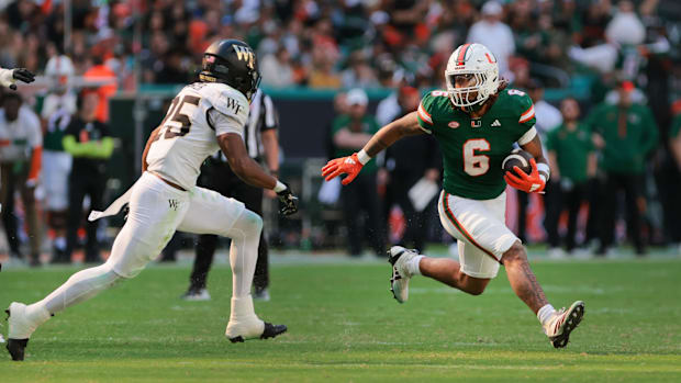 No. 6 Miami Hurricanes Projected Depth Chart Against Syracuse