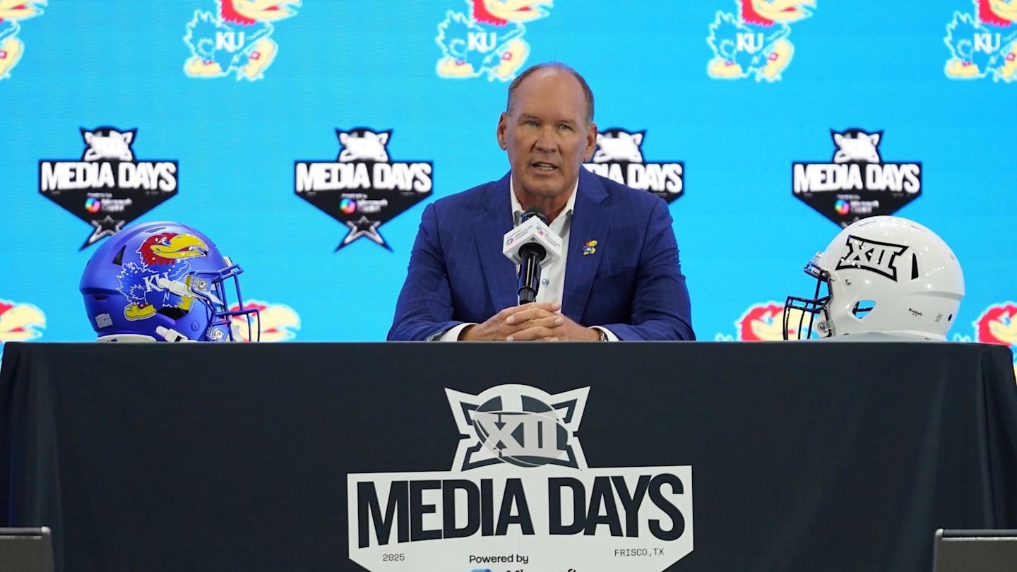 Kansas Football’s Lance Leipold Talks Sunflower Showdown at Big 12 ...