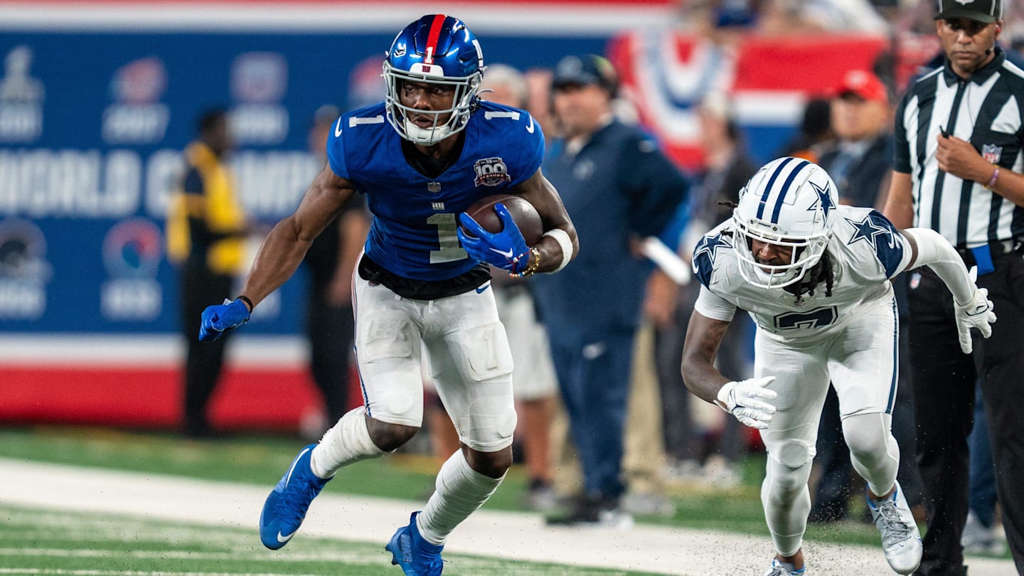 New York Giants WR Malik Nabers Ruled Out vs Cincinnati Bengals