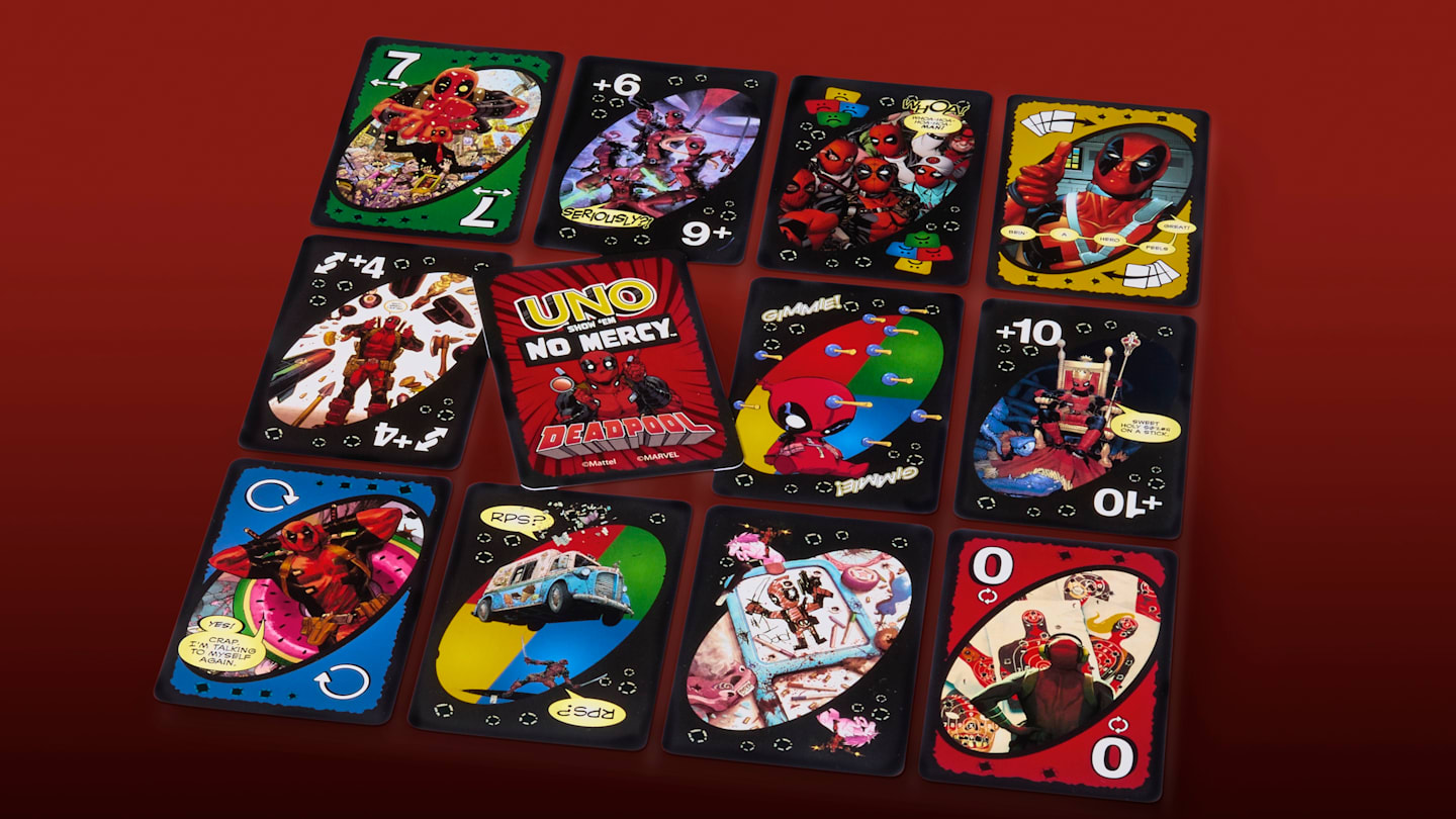 UNO Show 'em No Mercy Deadpool Edition: The ultimate Merc with a Mouth ...