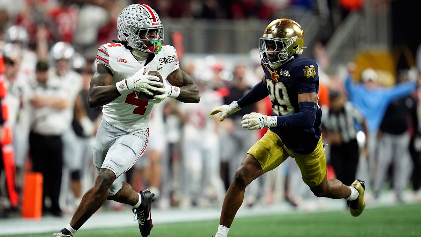 Ohio State WR Drew Up Play for Jeremiah Smith's National Title ...