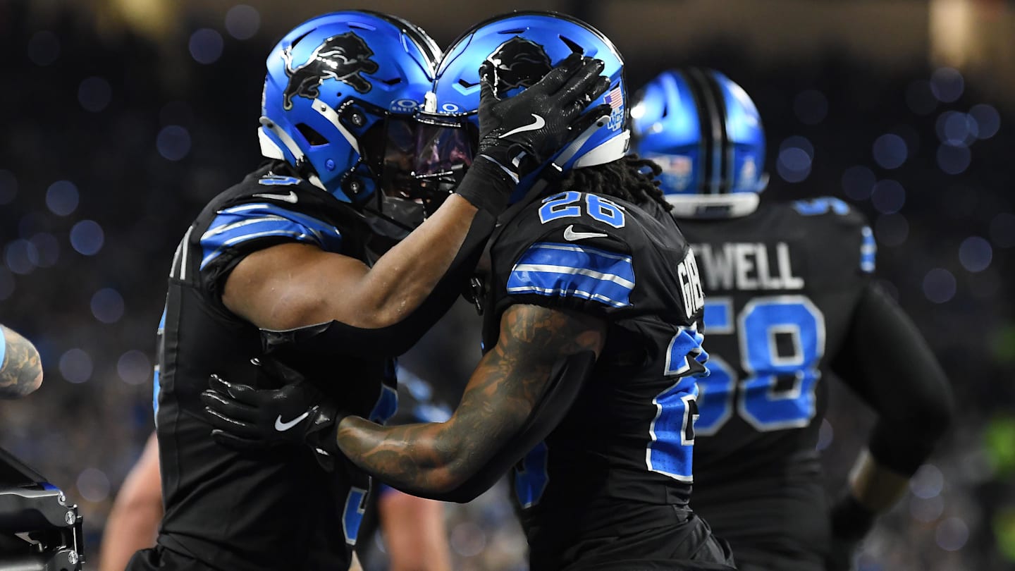 Lions running backs David Montgomery and Jahmyr Gibbs are on a historic ...