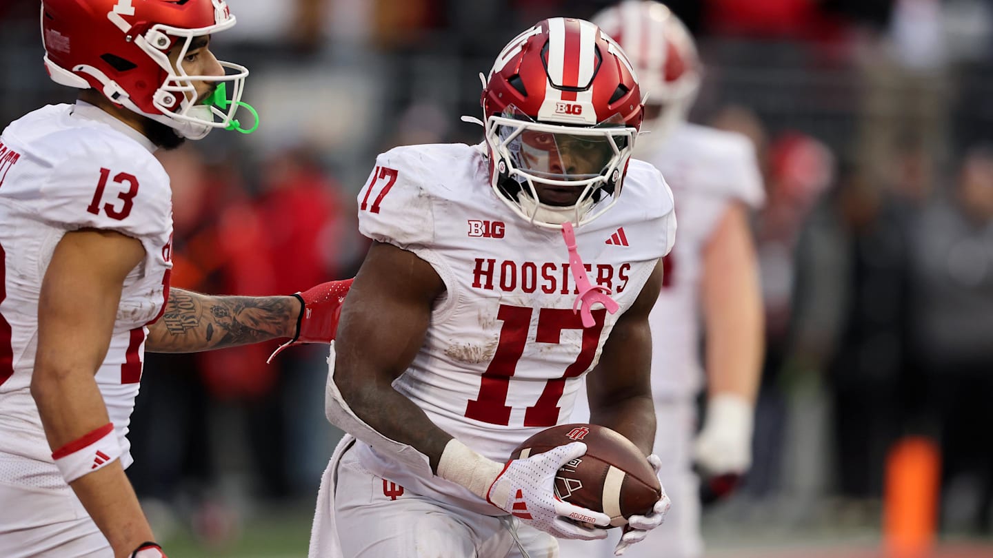 Indiana Drops Five Spots To No. 10 In AP Football Poll