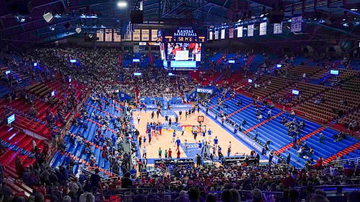 Kansas basketball teases Jayhawks fans with preview of Allen Fieldhouse ...