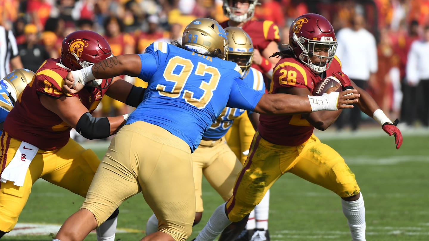 UCLA Football HC DeShaun Foster Hints That DT Jay Toia Could Be Back ...
