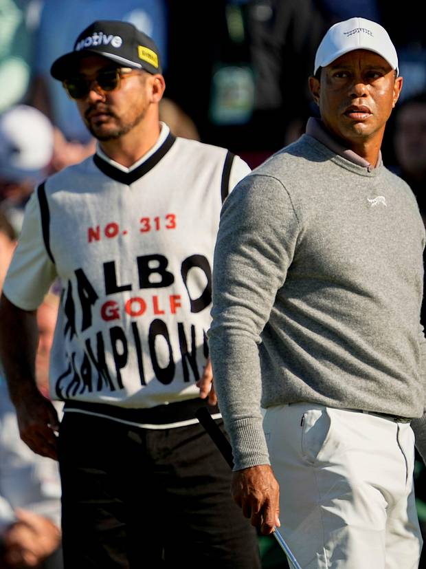 Jason Day rocks all-black Malbon fit for The Masters Par 3 Contest ...