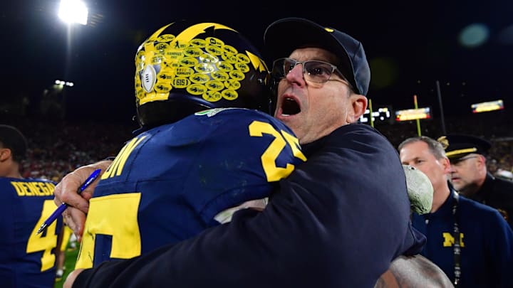 Jim Harbaugh, Los Angeles Chargers Select Junior Colson