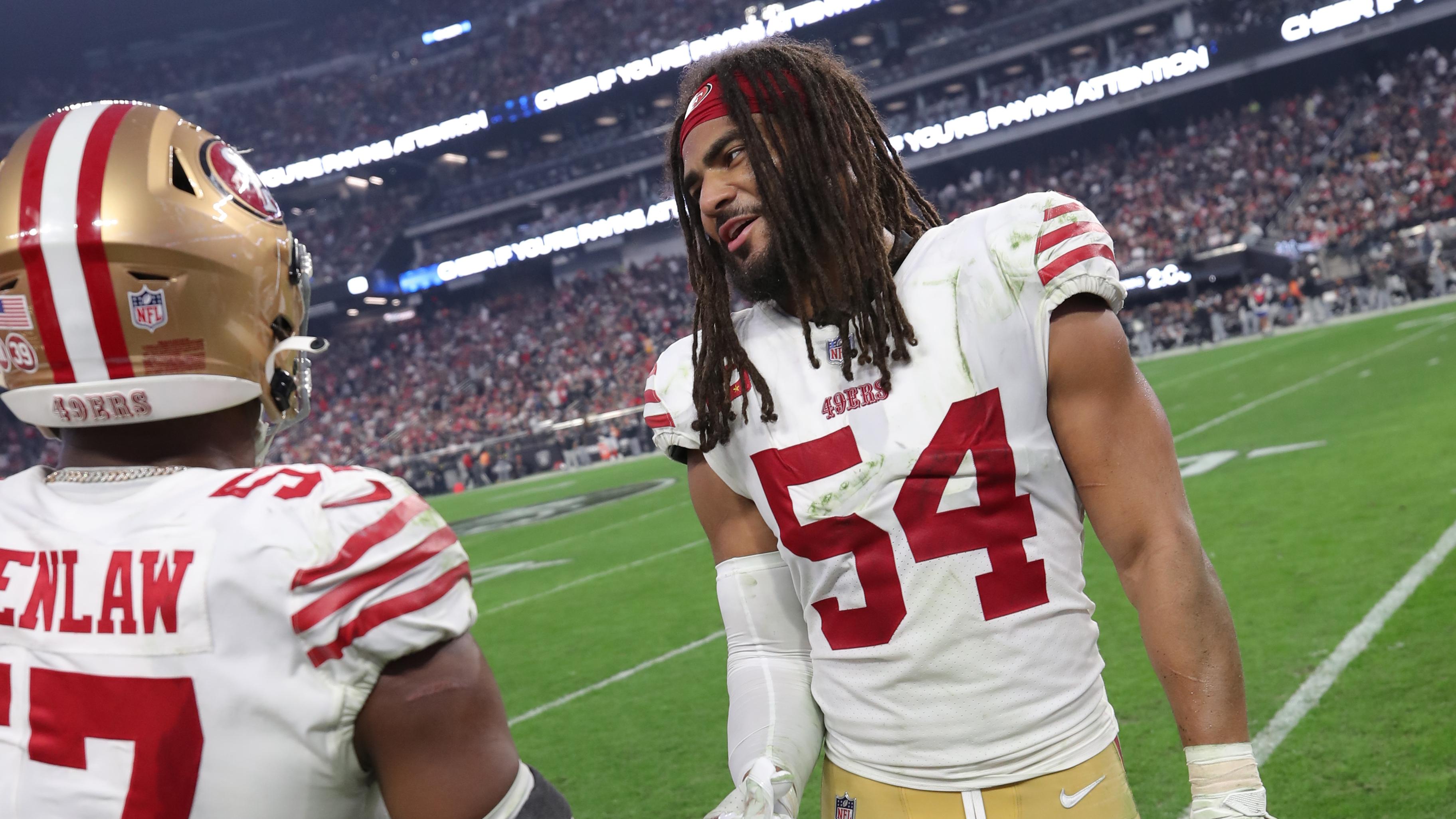 Fred Warner's reaction to Dre Greenlaw injury will tear at your heart