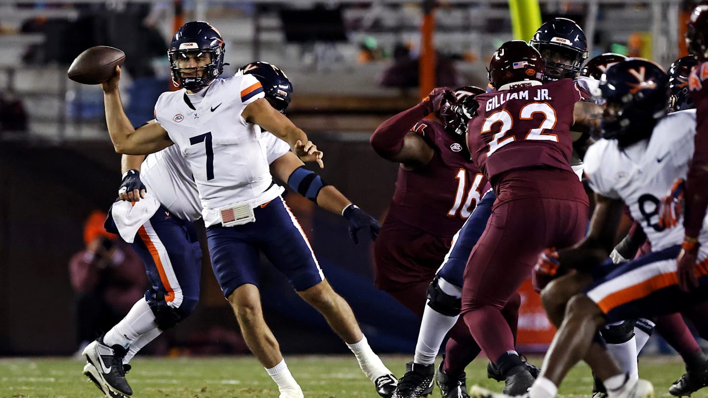 Virginia Football Outmatched by Virginia Tech Again in 37-17 Loss