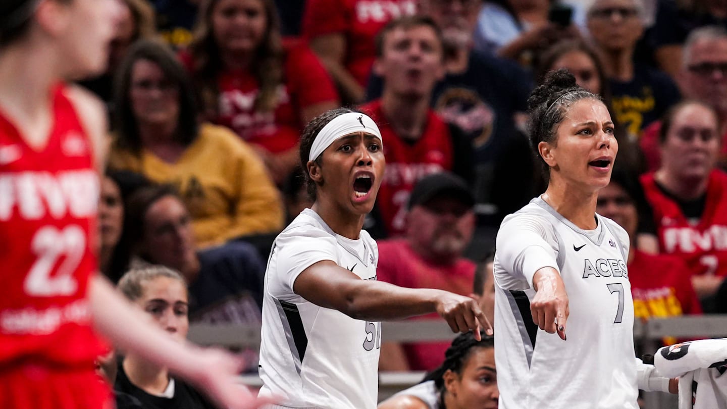 Aces Player Hilariously Models WNBA Commissioner Cathy Engelbert's Infamous Dress - SandJack TV