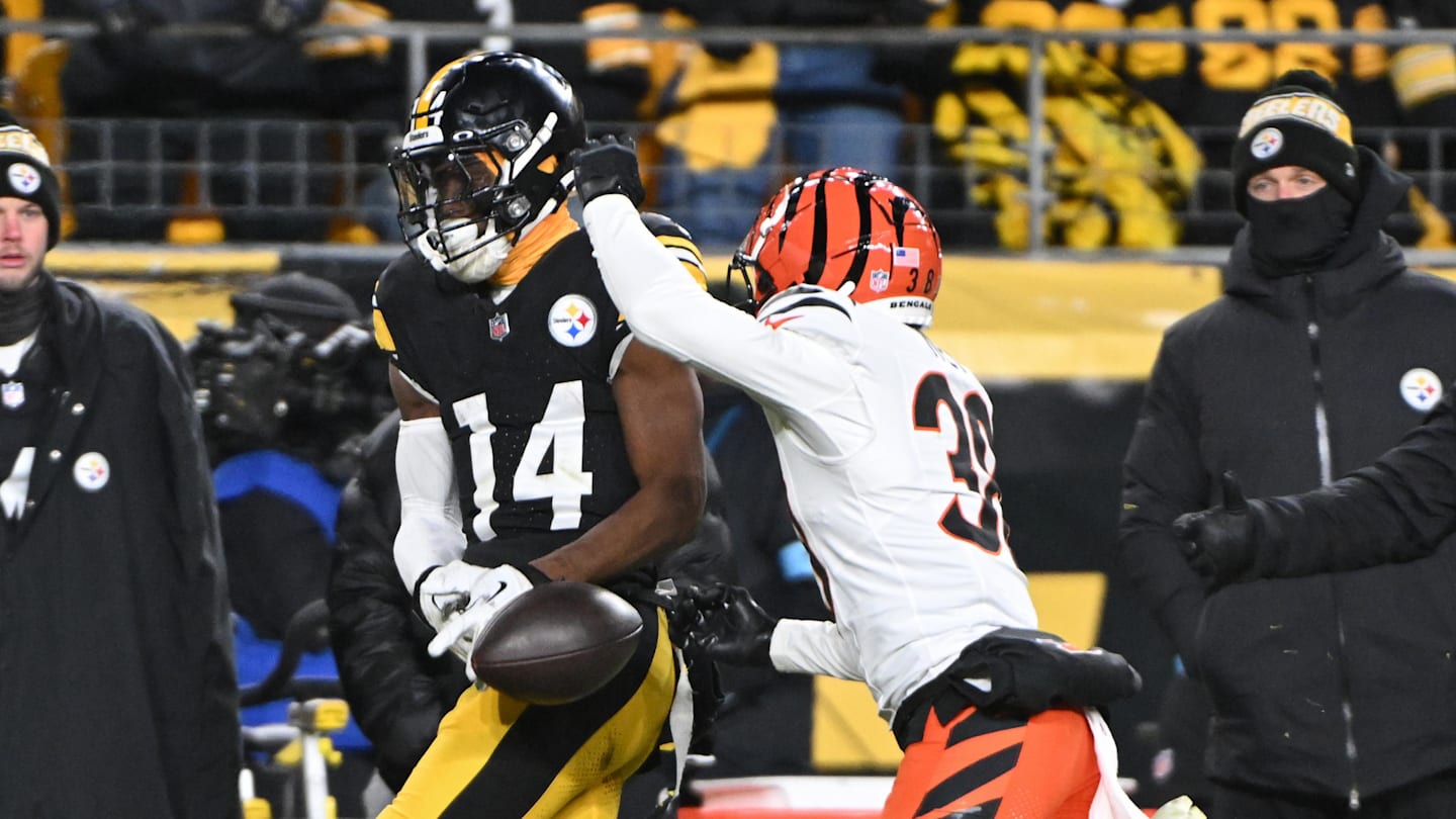 Bengals CB Rips Pittsburgh Steelers' George Pickens