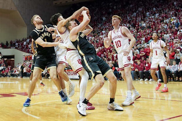 Indiana’s Anthony Leal Makes Winning Plays in Final Home Game Against ...