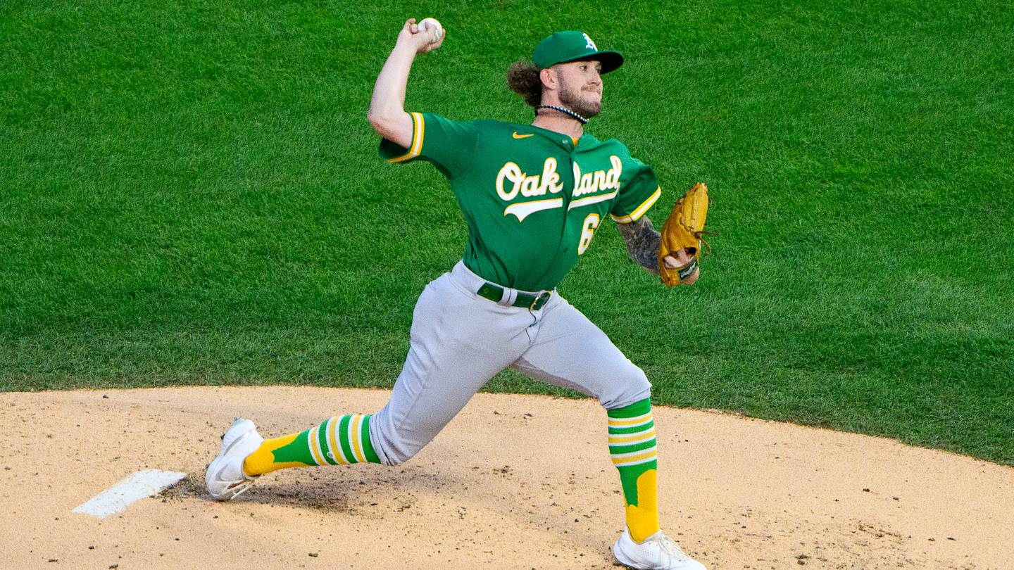 Joe Boyle and Joey Estes look sharp in Athletics spring opener