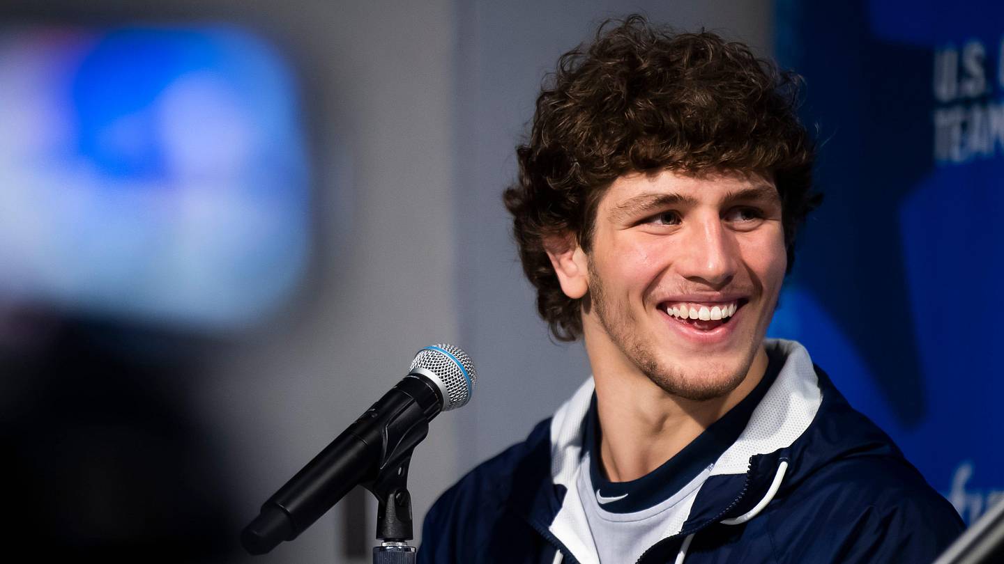 Penn State Wrestling's Levi Haines Makes Dramatic Run to Senior Worlds ...