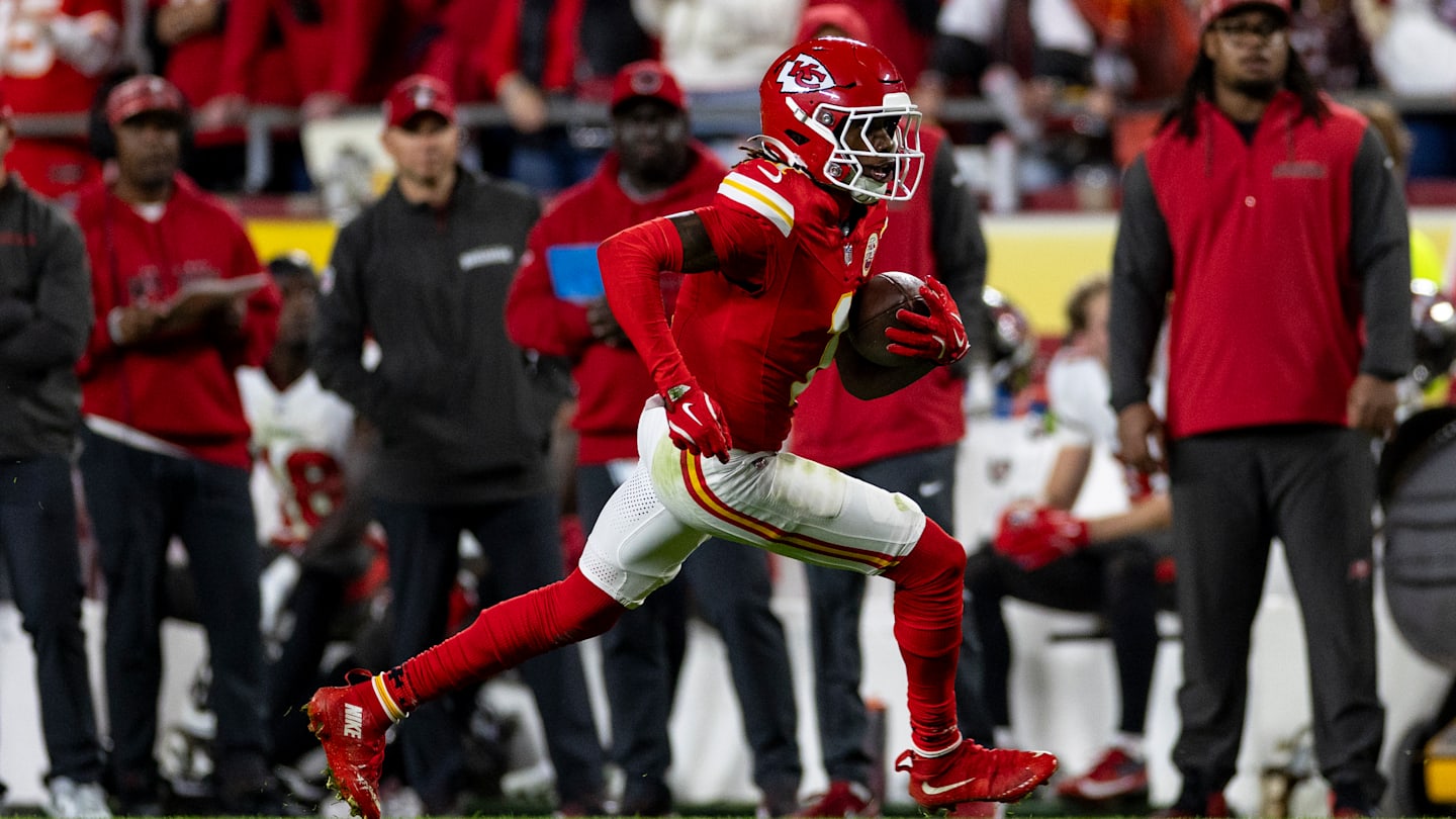 Xavier Worthy's rookie season is coming along just fine for the Kansas ...