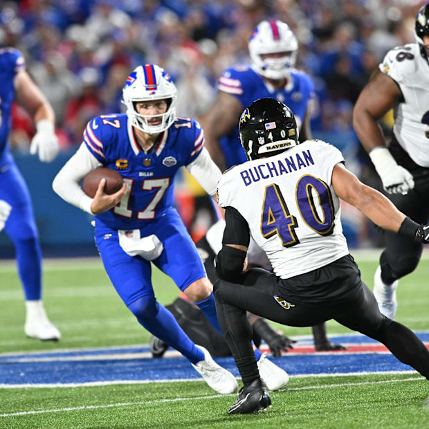 Josh Allen makes Bills' rushing history vs. Ravens, topping two HOF running backs