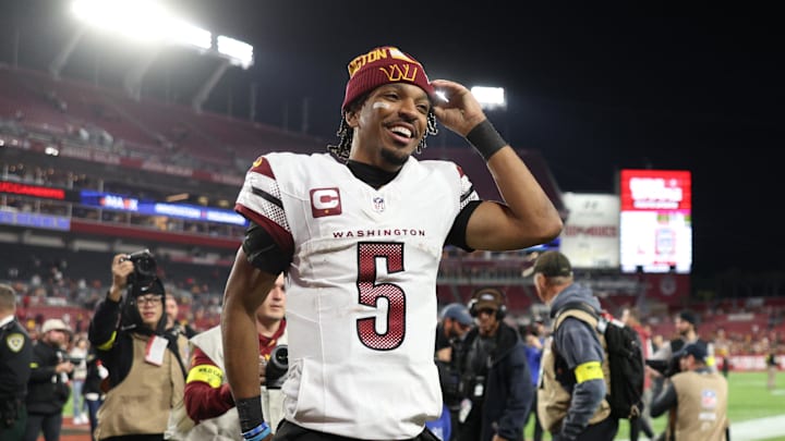 'Don't Sleep On' Washington Commanders QB Jayden Daniels Against Lions This Weekend