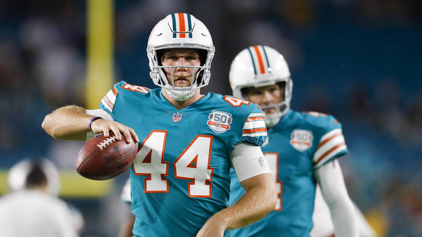 Miami Dolphins Make Series of Moves, Including a New Long-Snapper