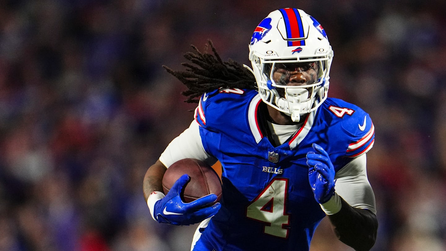 James Cook is a must-start fantasy running back vs. Bengals