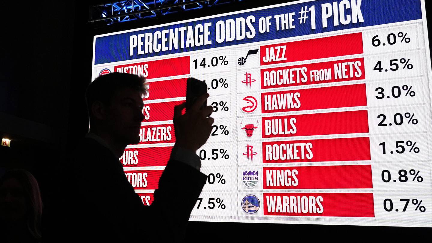 NBA Draft Lottery odds 2025: Who has best chance to win Cooper Flagg ...