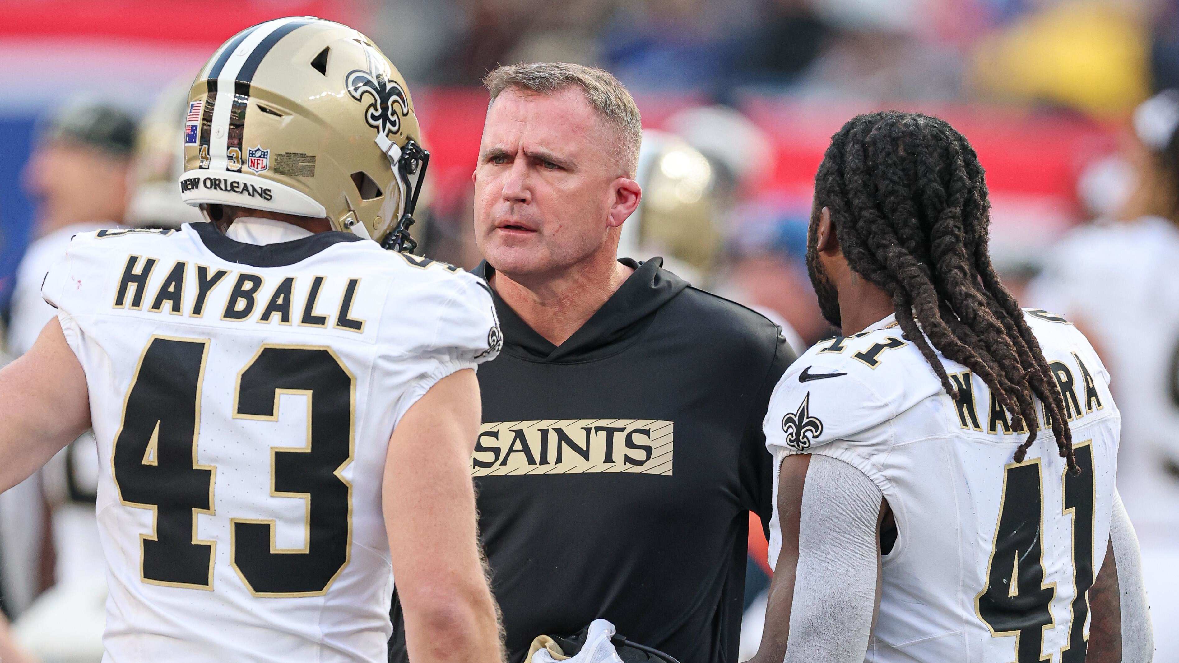 Saints’ Darren Rizzi breaks down viral moment with Matthew Hayball and ... Saints’ Darren Rizzi breaks down viral moment with Matthew Hayball and ...