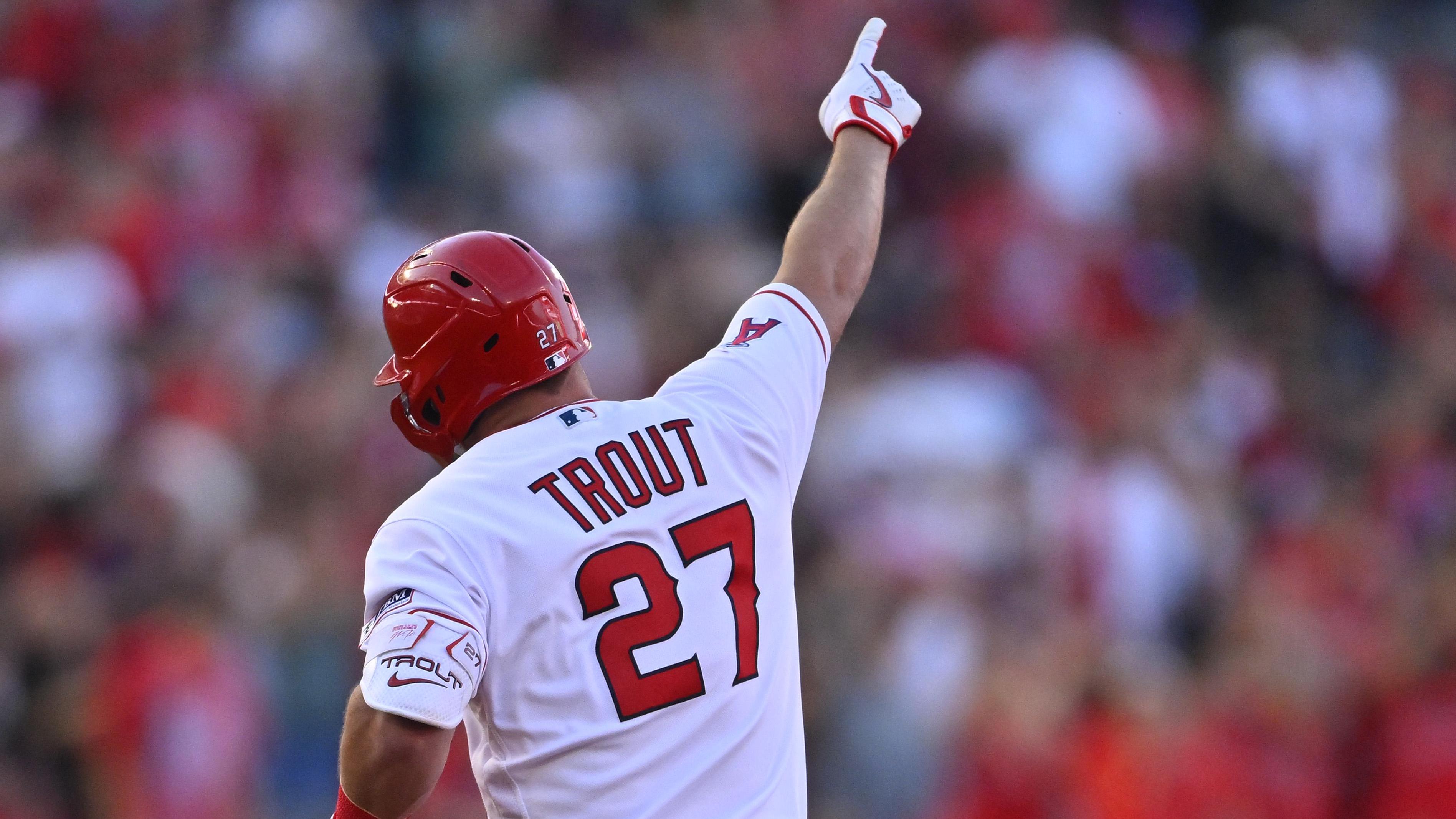Mike Trout cranks first HR of 2024 MLB season with blast off Corbin Burnes