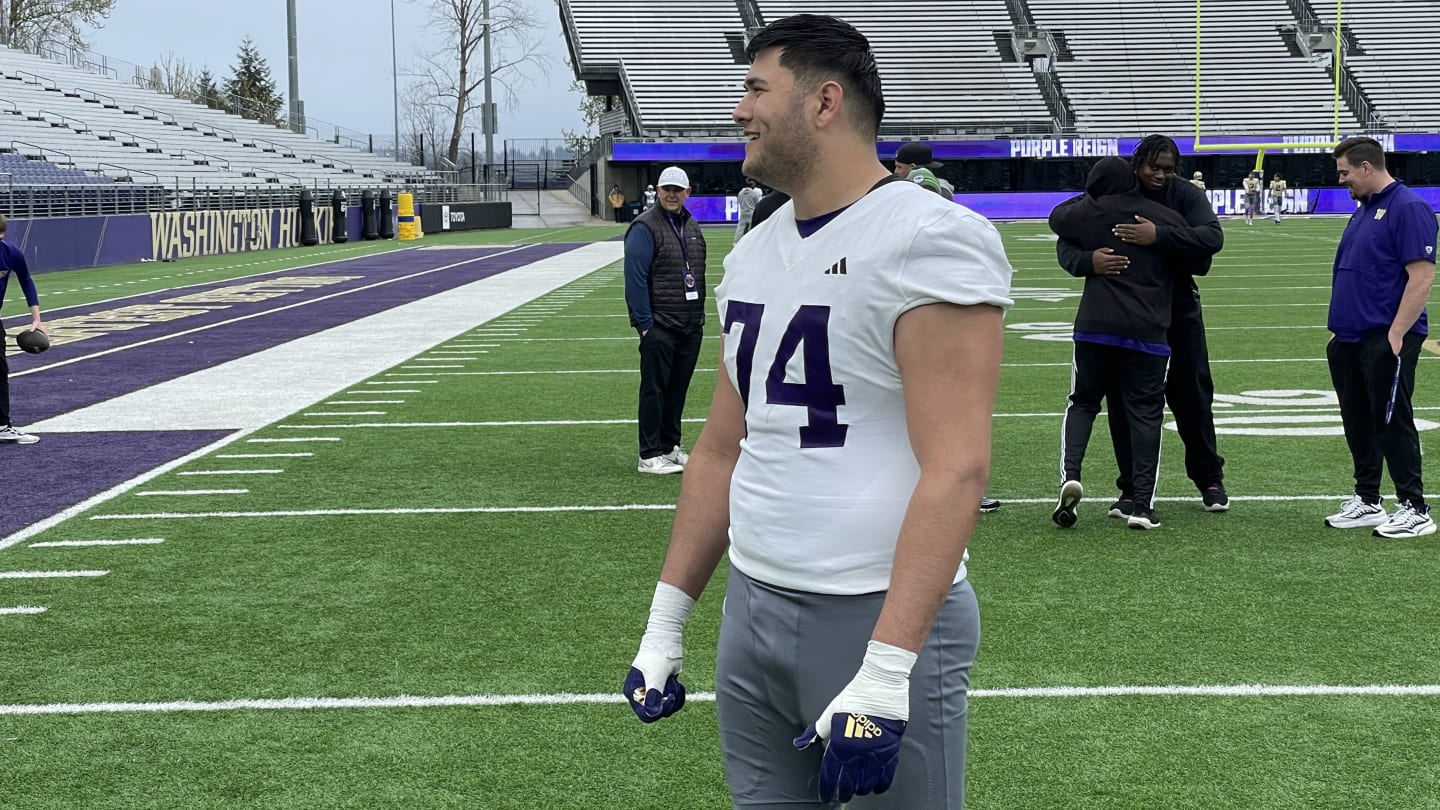 Azzopardi Becomes Husky O-Line Leader and He's Only a Sophomore