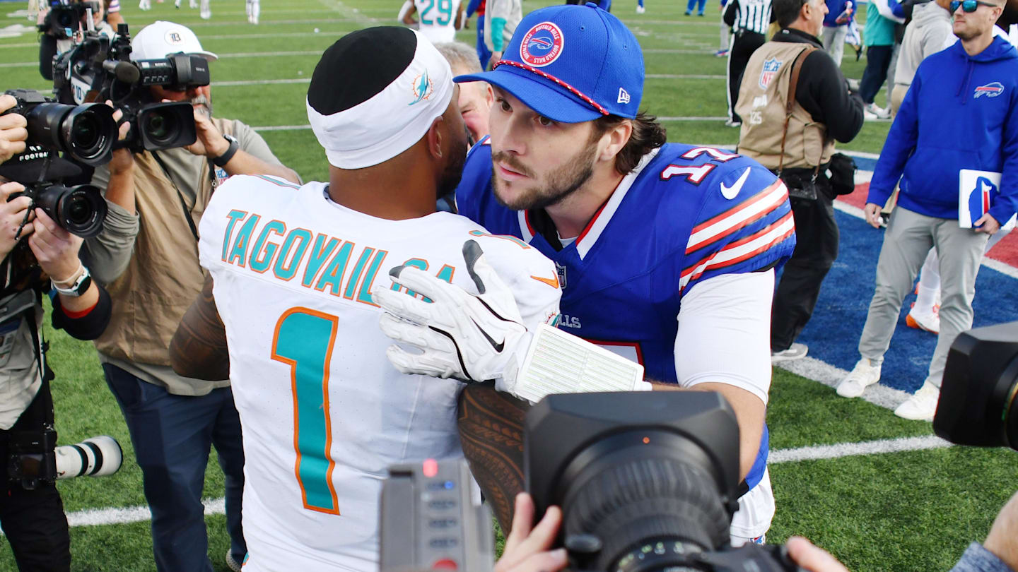 Tua heaps praise on Josh Allen before Thursday’s clash: ‘That dude can ...