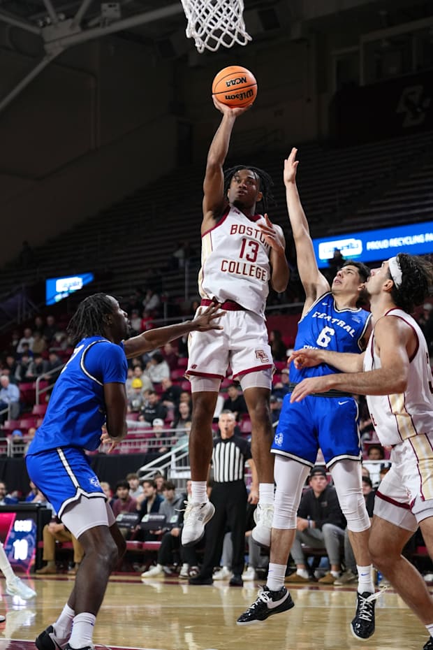 Frames From Boston College Men's Basketball's Home Loss to CCSU: Photo ...
