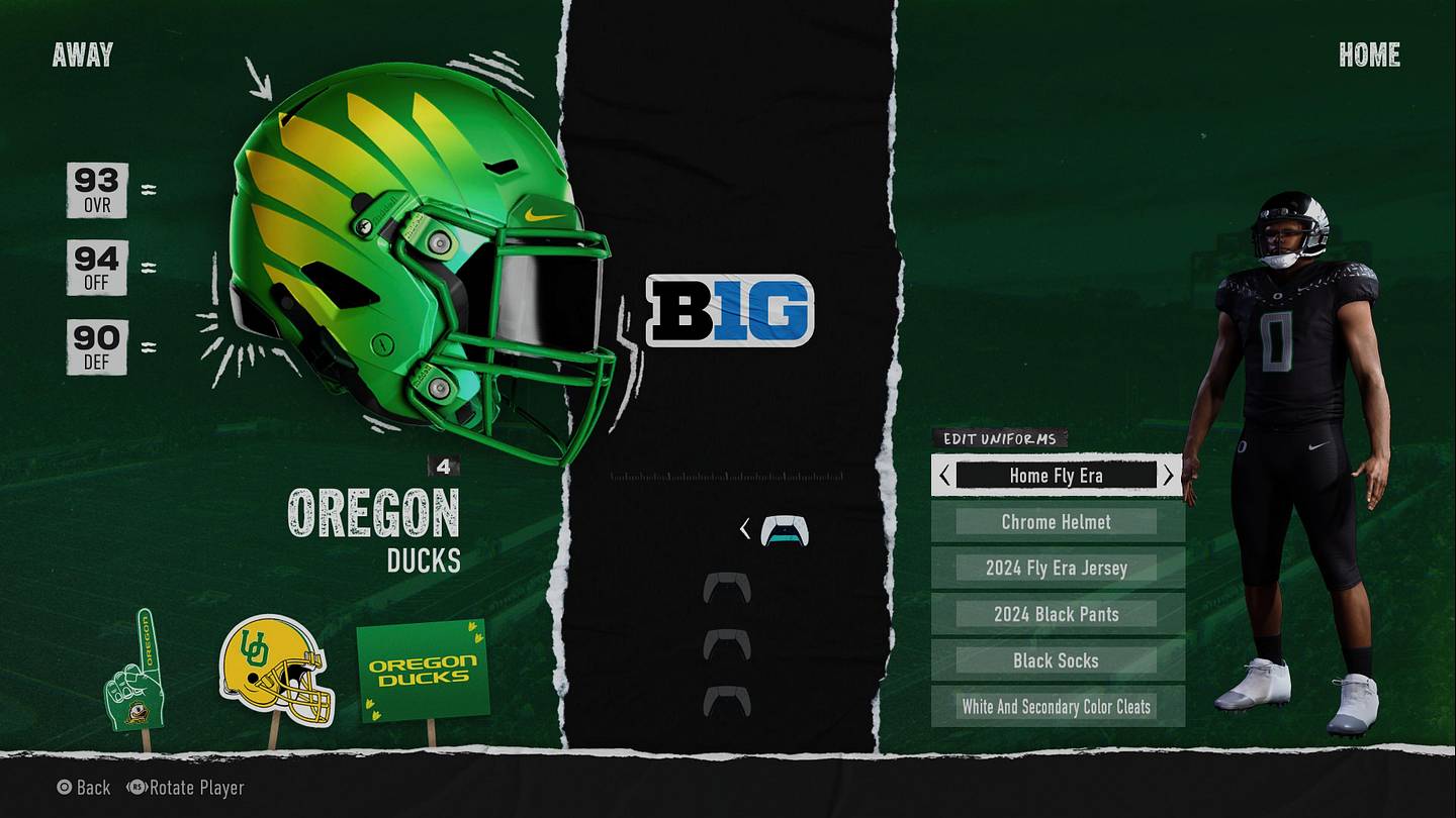 Oregon Ducks Generation O Uniforms Now in EA Sports College Football 25