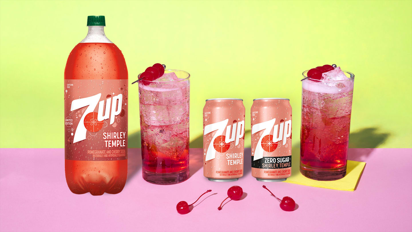 7UP Shirley Temple is nostalgia in a can (or the bottle)