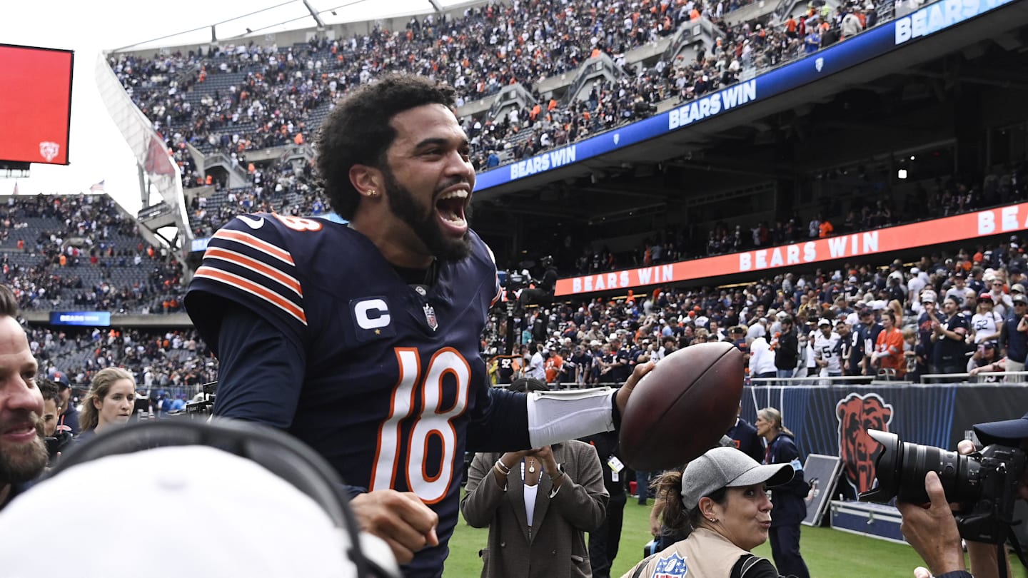 Chicago Bears Quarterback Caleb Williams Makes History In Win Over Los ...